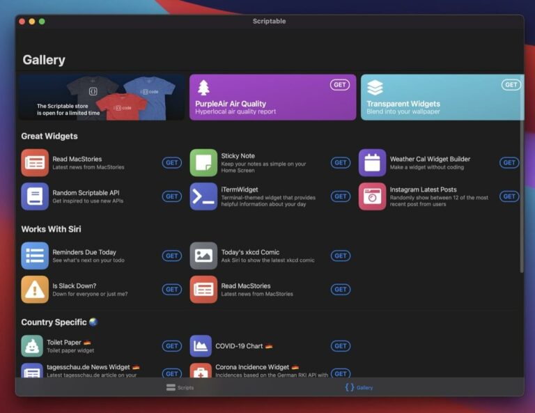 Shareable: Neue Plattform zum Teilen von Scriptable-Skripten und ...