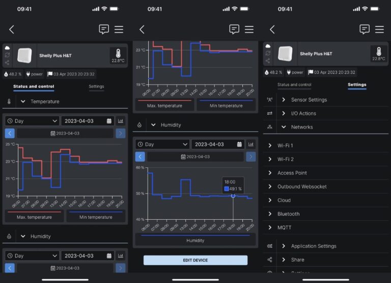 Shelly Plus H&T: Temperatur- und Feuchtigkeitssensor angeschaut