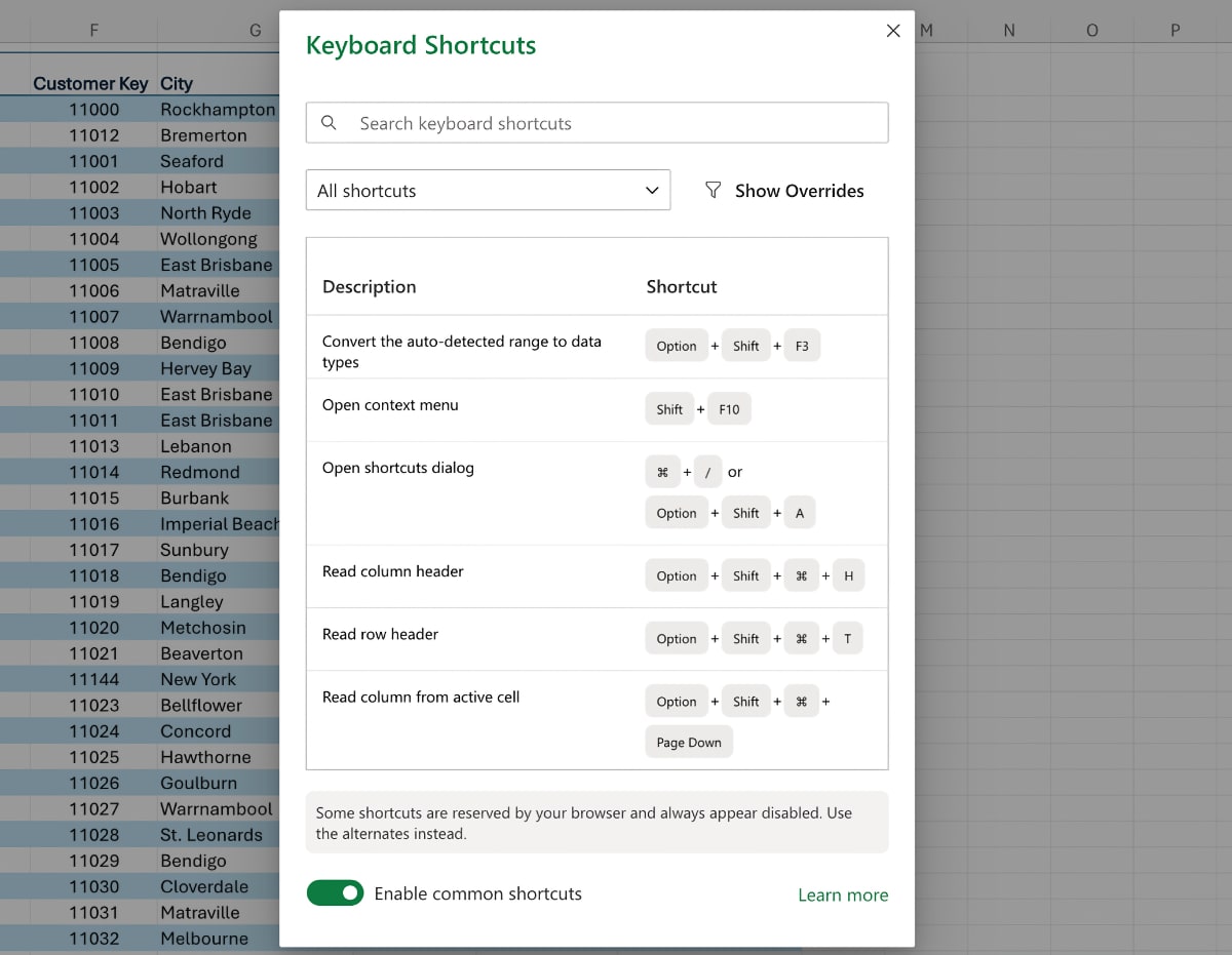 Microsoft Excel: Web-Version erhält hilfreiche Neuerungen
