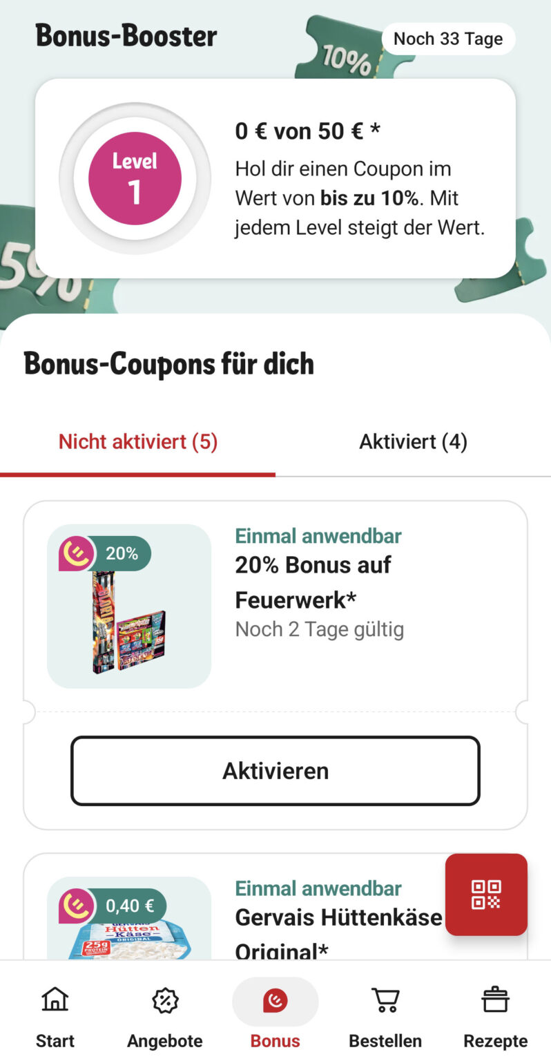 Rewe Bonus startet: Ab sofort Euros statt Payback-Punkte sammeln