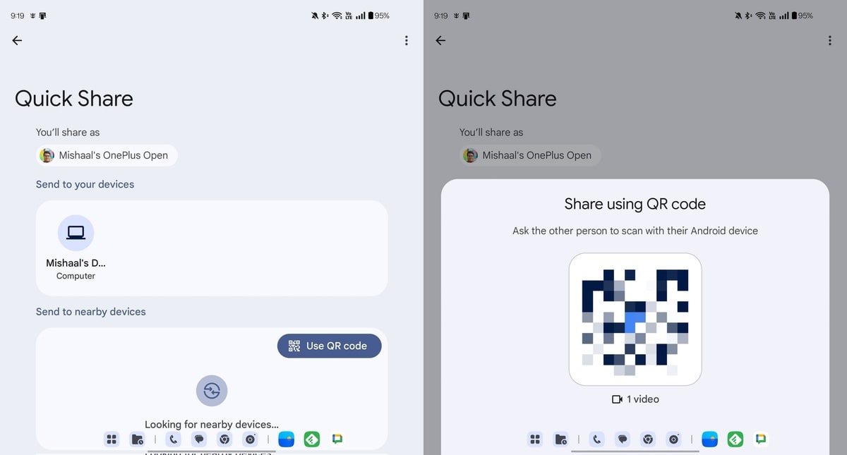 Android Quick Share: Google beginnt mit Verteilung des QR-Code-Features