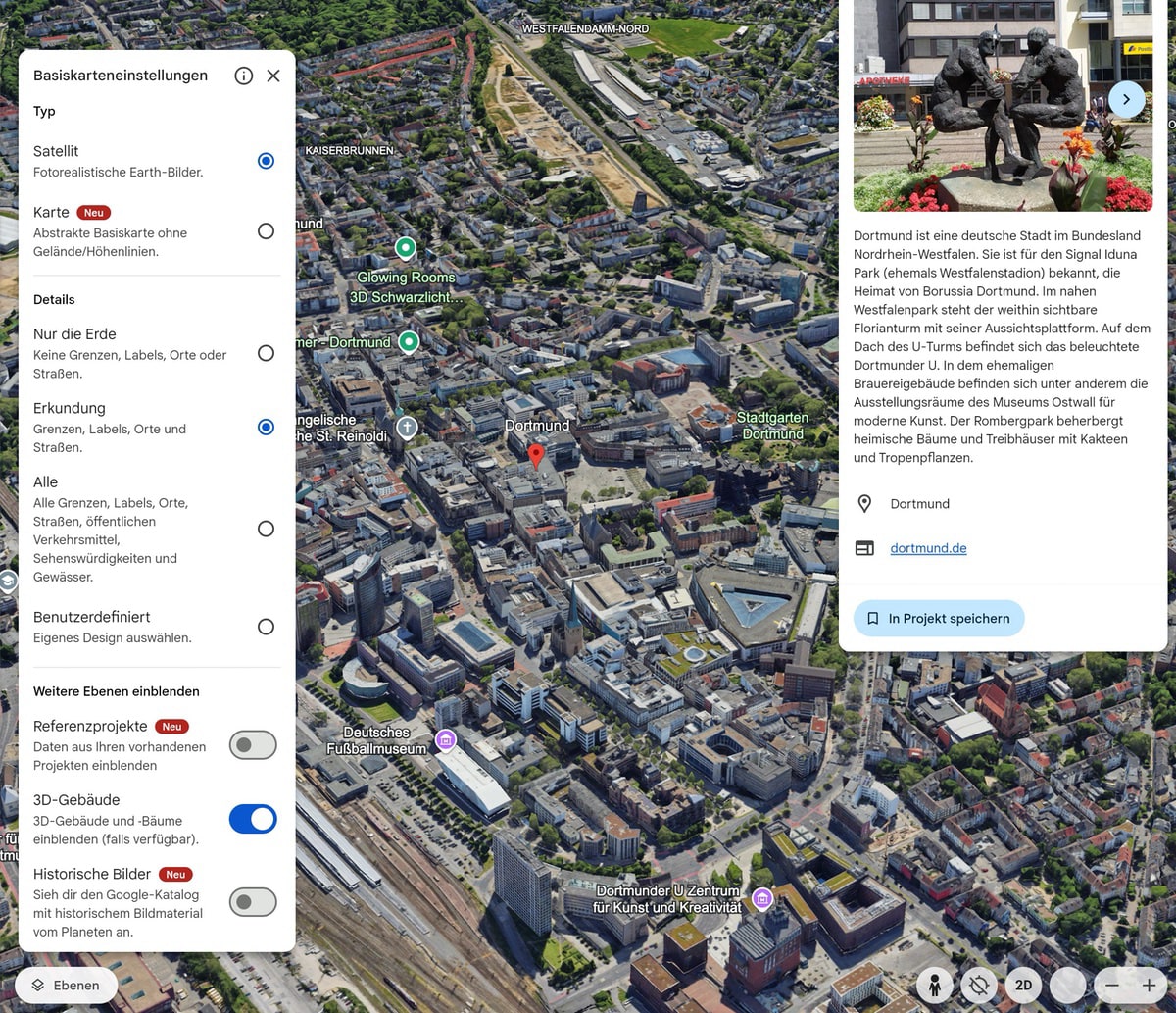Historische Street-View-Aufnahmen jetzt auch in Google Earth verfügbar